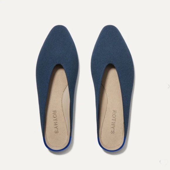 Rothy's | Shoes | Rothys Almond Demi Navy New | Poshmark